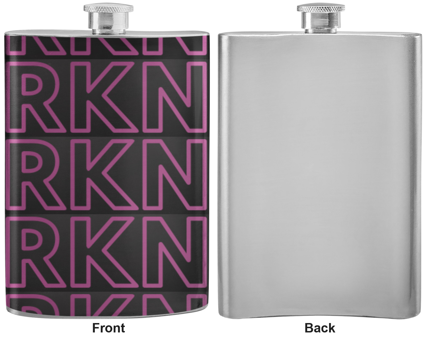 Custom Stainless Steel Flasks | Design & Preview Online | YouCustomizeIt