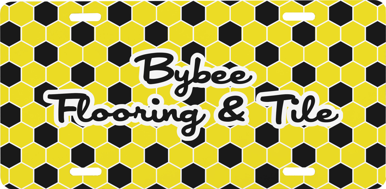 Custom Honeycomb Front License Plate (Personalized) | YouCustomizeIt