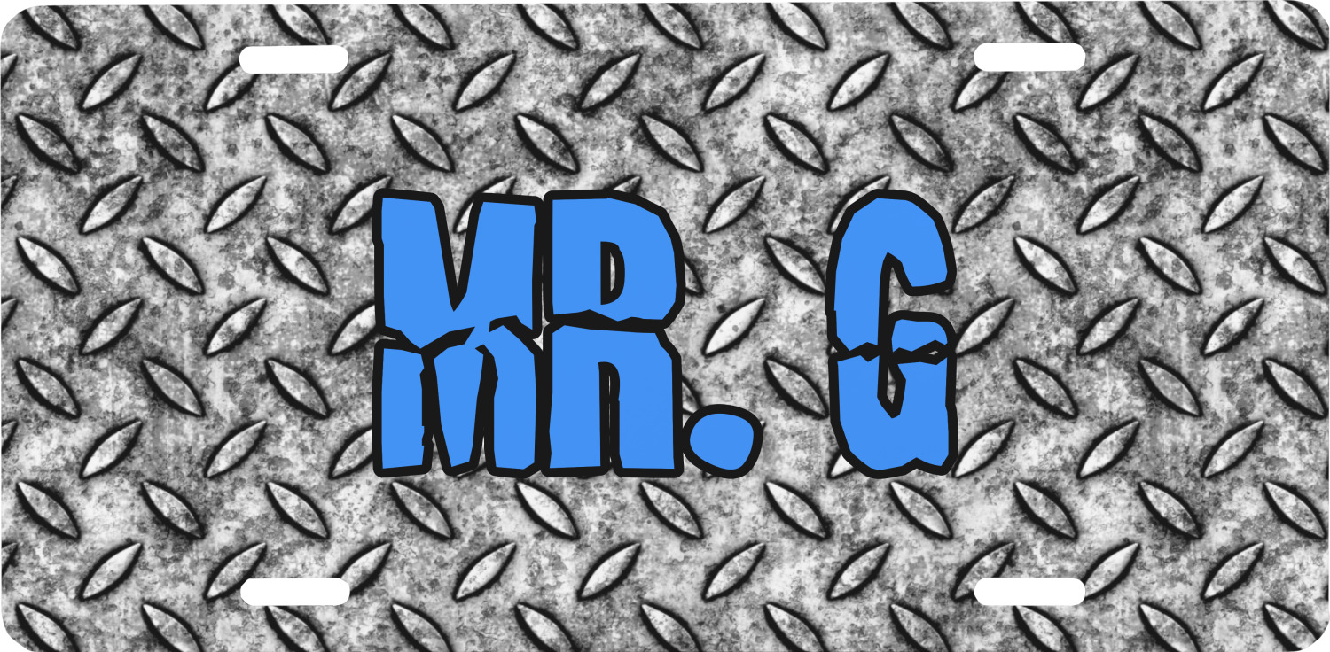 Custom Front License Plates | Design & Preview Online - YouCustomizeIt