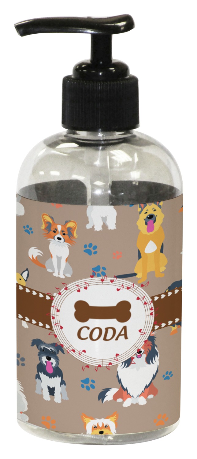 Custom Dog Faces Plastic Soap / Lotion Dispenser (Personalized ...