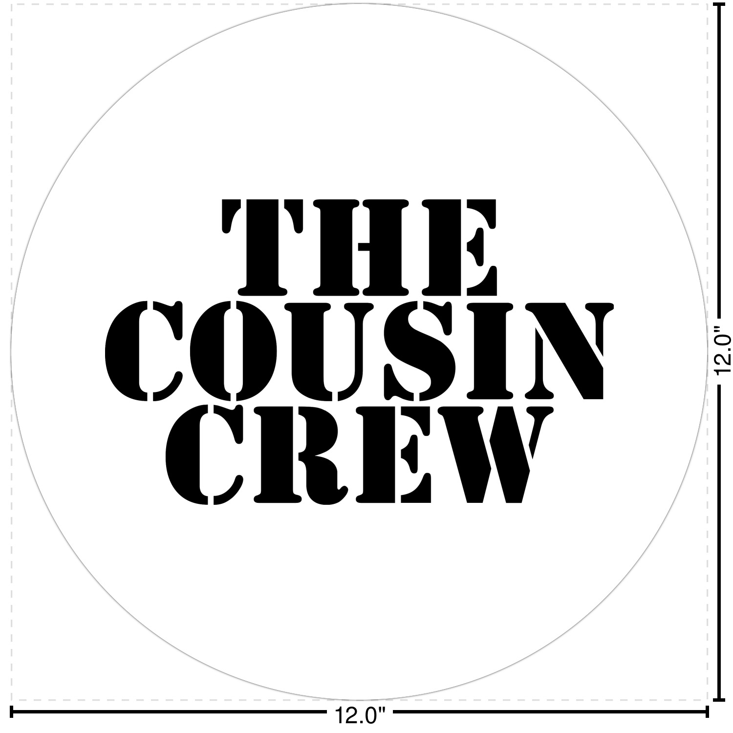 Custom Round Decals | Design & Preview Online | YouCustomizeIt