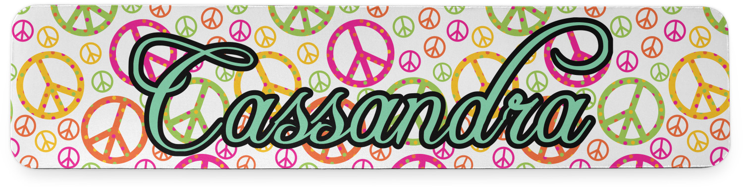 Custom Peace Sign Keyboard Wrist Rest (Personalized) | YouCustomizeIt