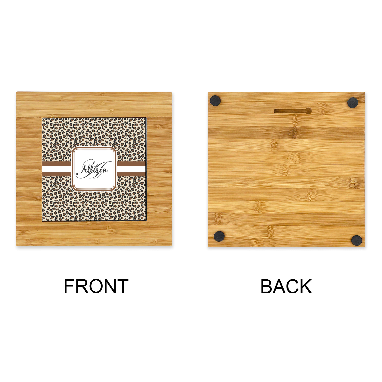 Custom Bamboo Trivets with Ceramic Tile Insert | Design & Preview ...