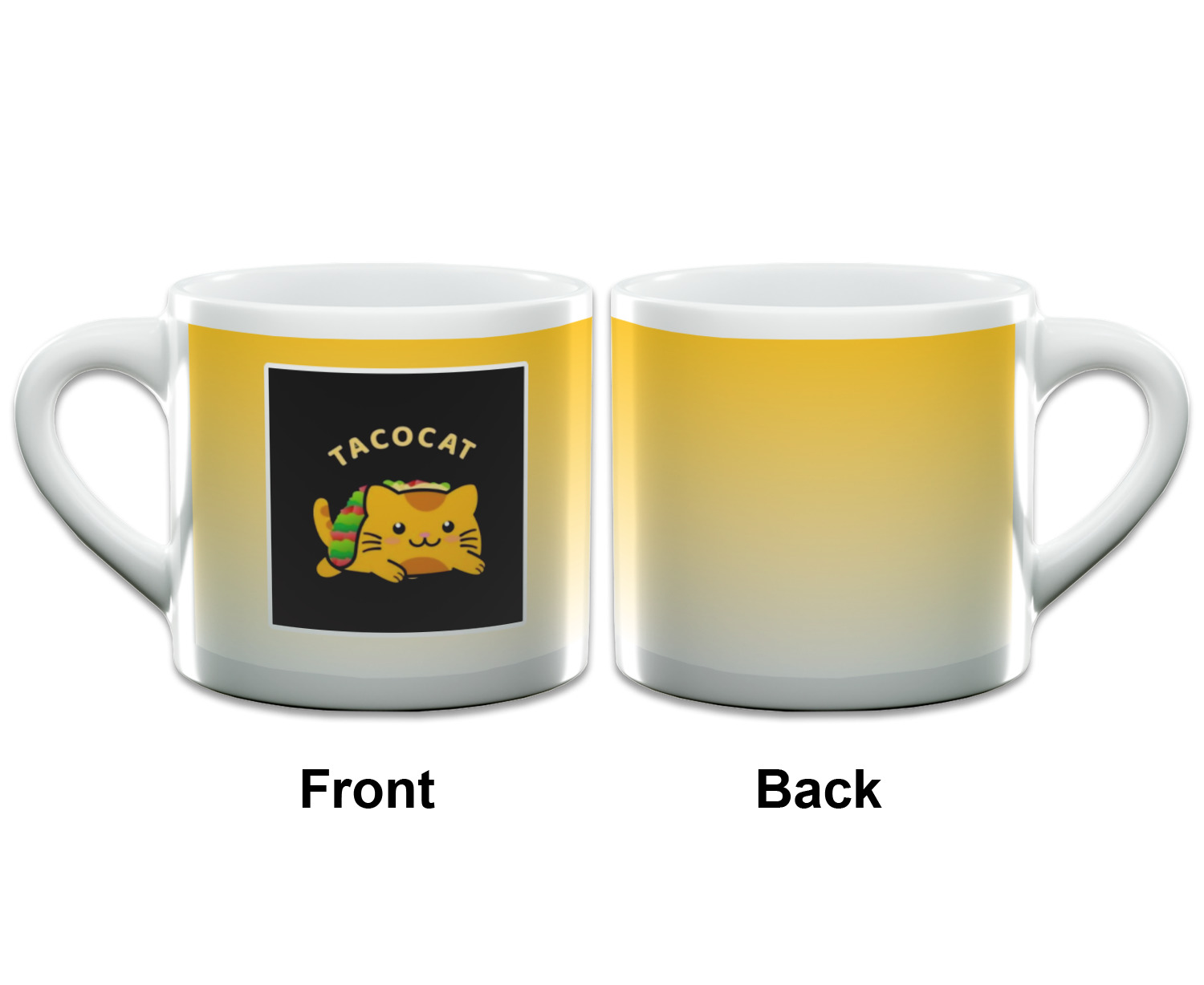 Design Your Own Single Shot Espresso Cups - Set of 4 - YouCustomizeIt