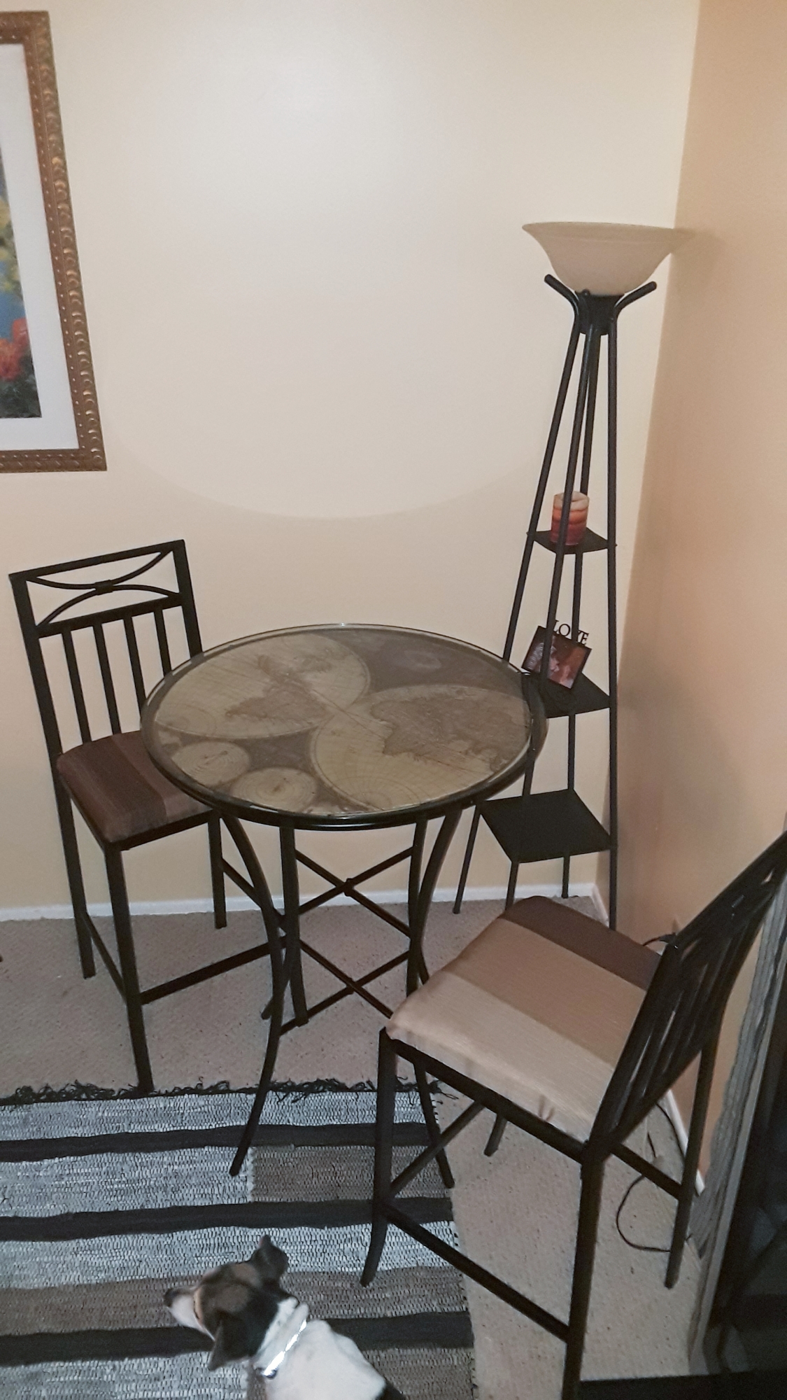 Custom Vintage World Map Round Decal | YouCustomizeIt