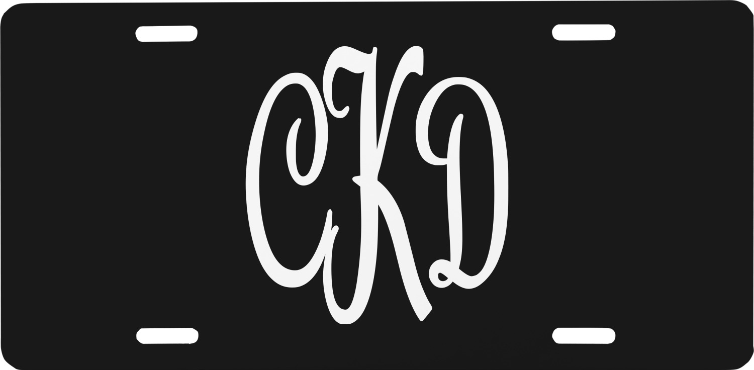 Custom Front License Plates | Design & Preview Online - YouCustomizeIt