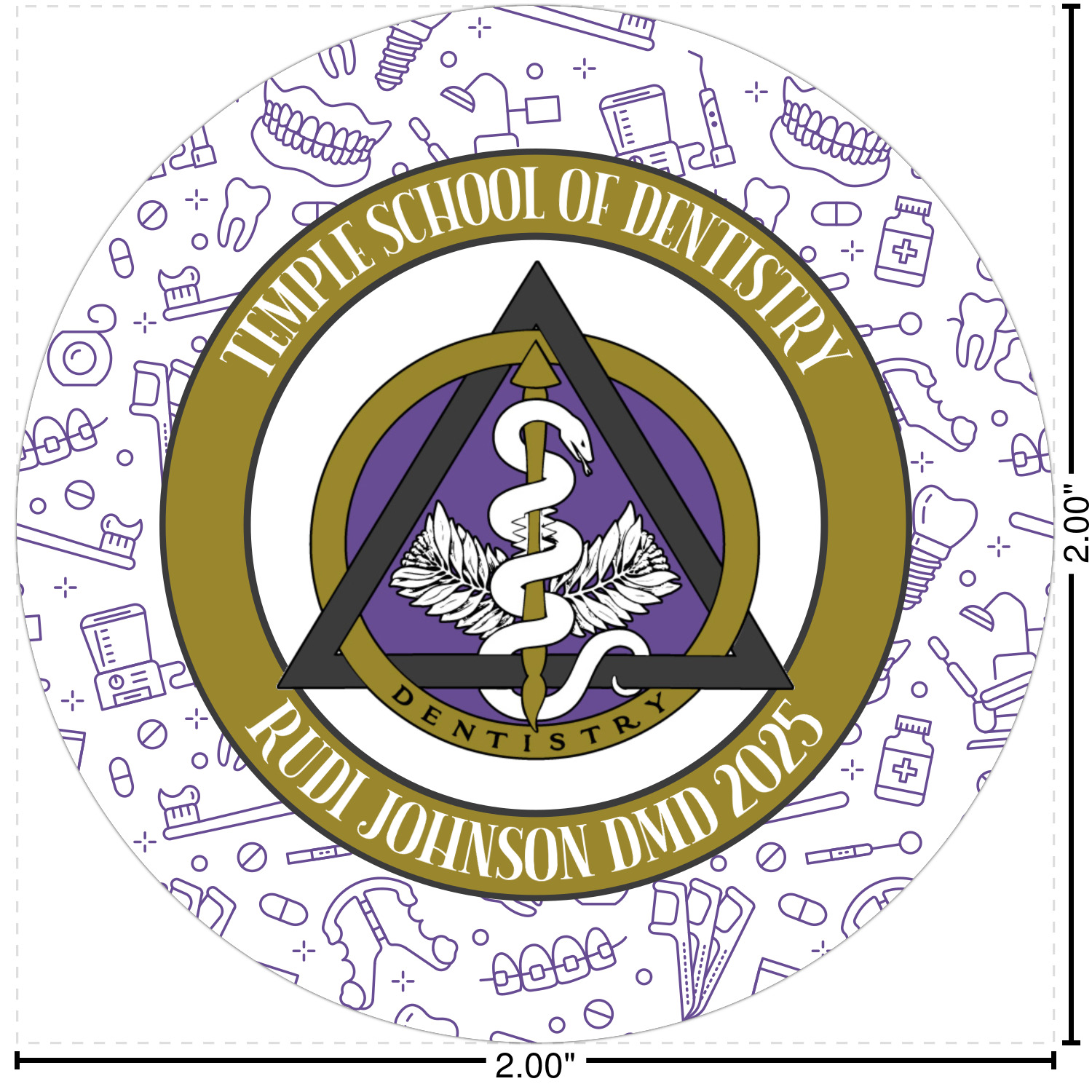 Custom Multipurpose Round Labels - 2" | Design & Preview Online ...