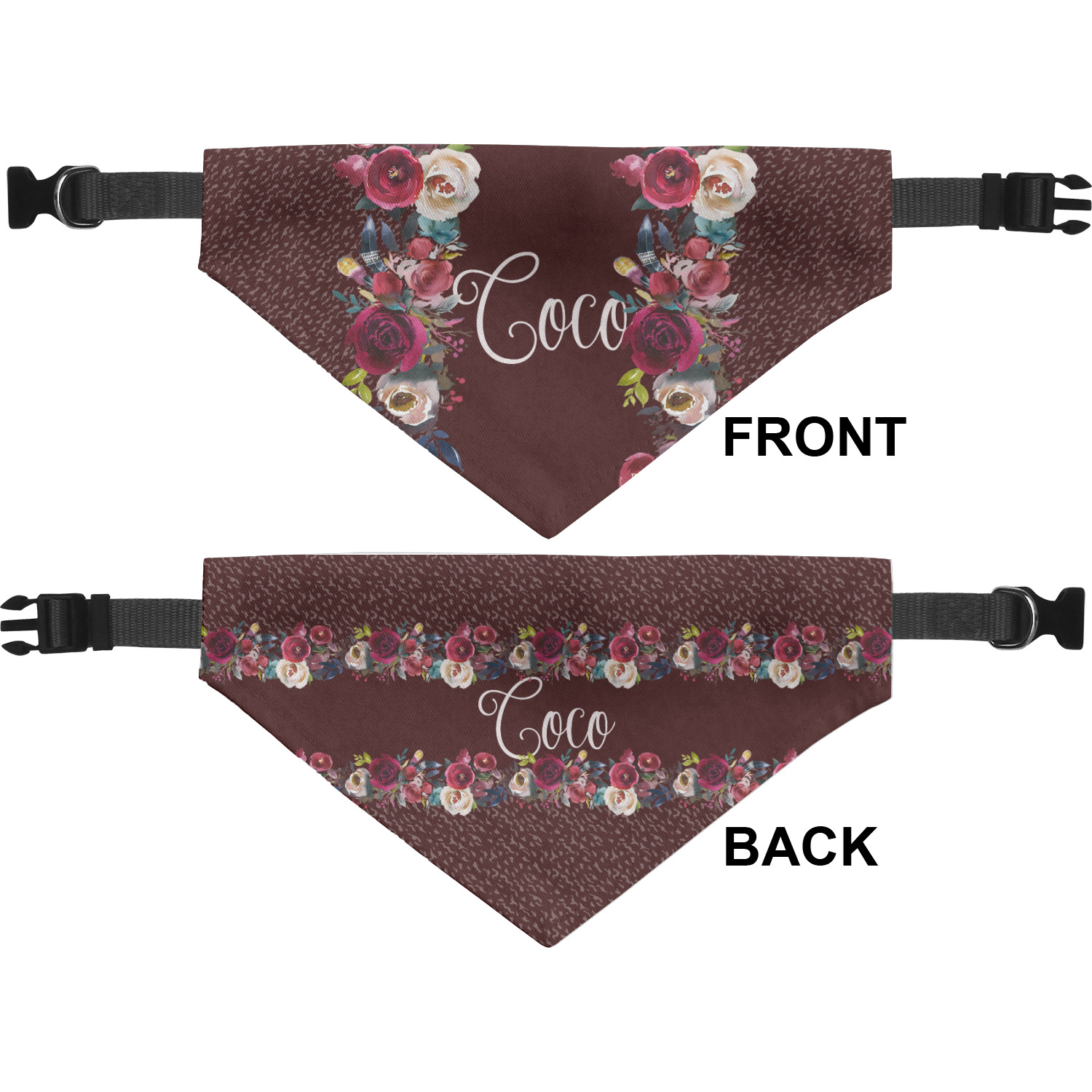 Custom Dog Bandanas - Medium | Design & Preview Online | YouCustomizeIt
