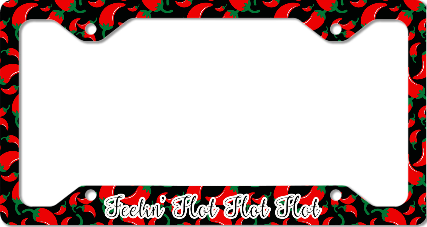 Custom License Plate Frames - Style C | Design & Preview Online ...