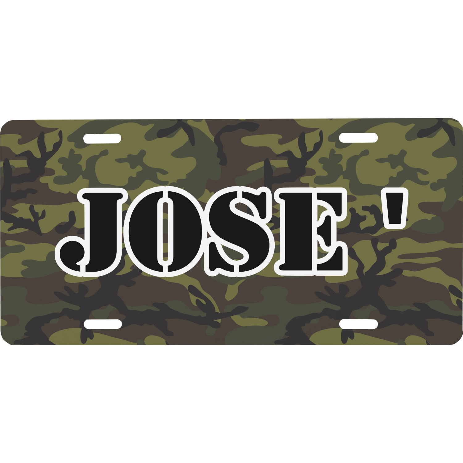 Custom Front License Plates | Design & Preview Online | YouCustomizeIt