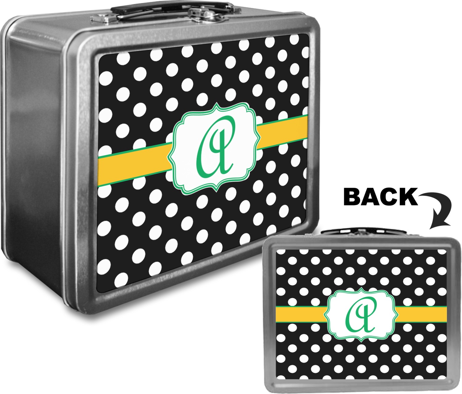 Custom Polka Dots Lunch Box (Personalized) | YouCustomizeIt