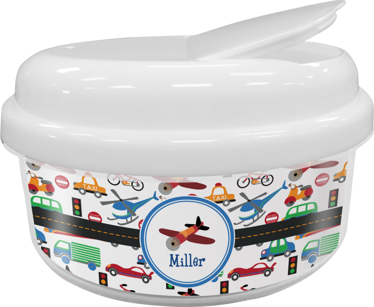 Custom Transportation Snack Container (Personalized) | YouCustomizeIt