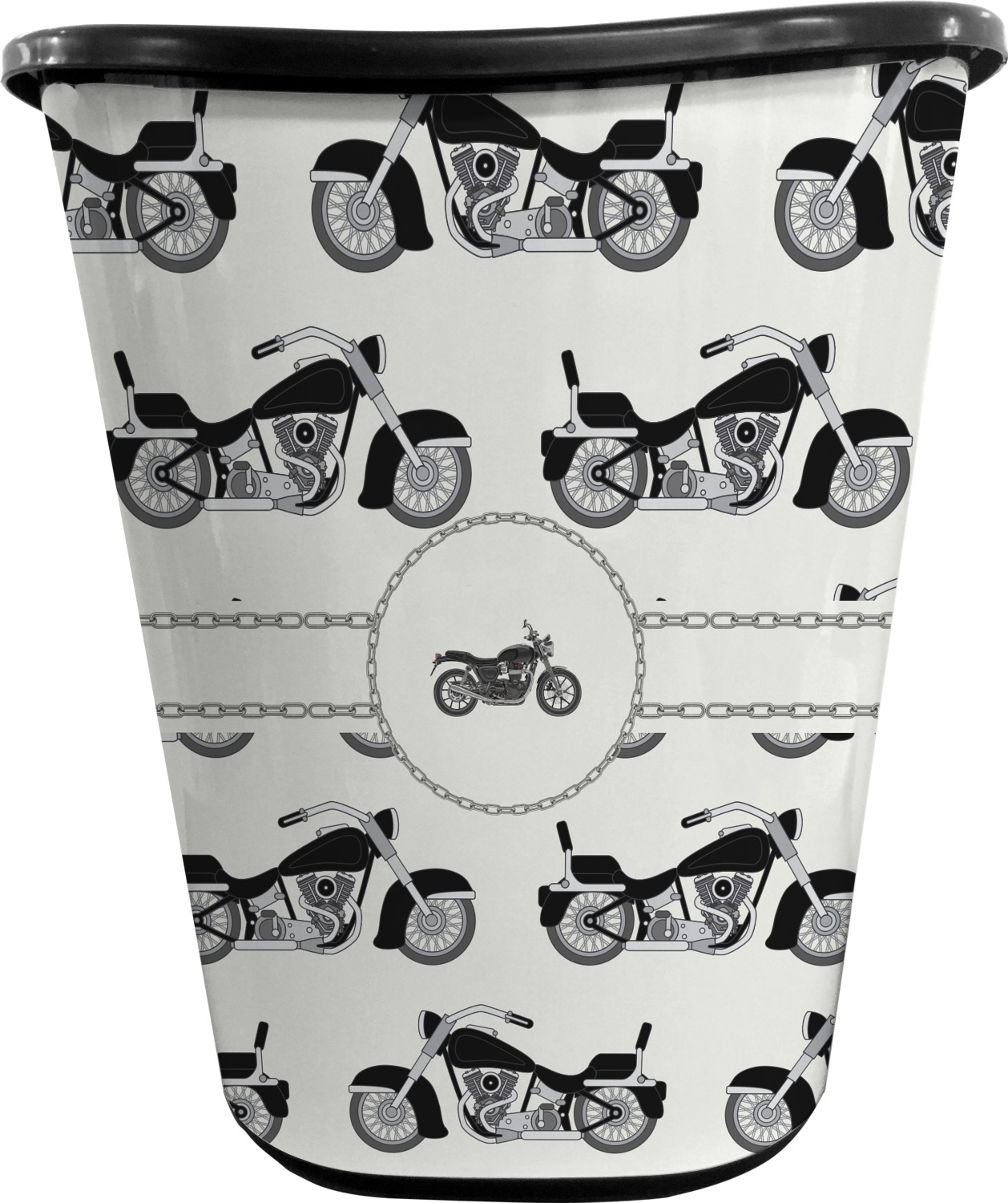 Custom Motorcycle Waste Basket (Personalized) | YouCustomizeIt