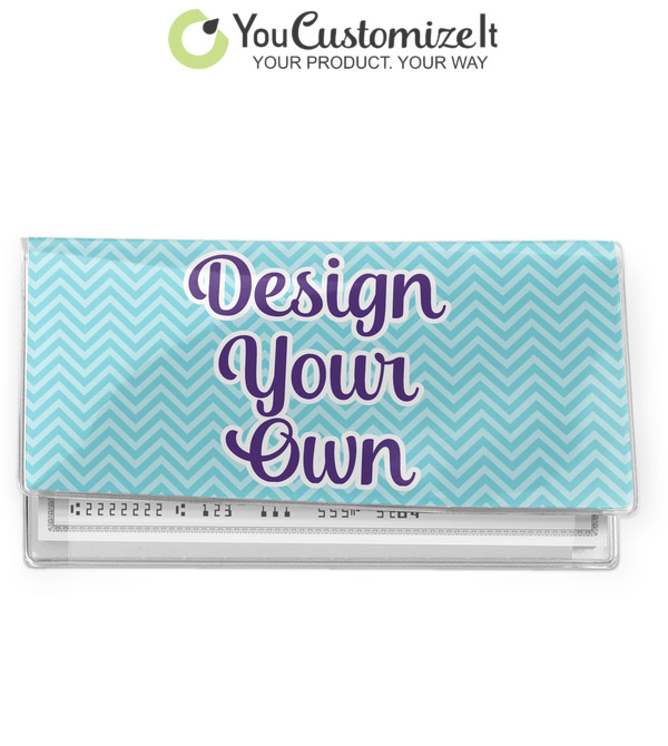 1 GREY MARBLE VINYL CHECK BOOK COVER & 12 CHECKBOOK TRANSACTION ...