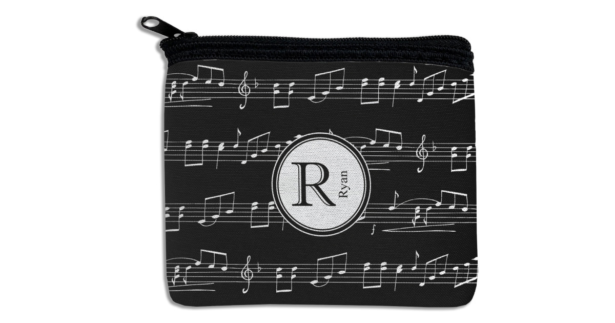 Custom Musical Notes Rectangular Coin Purse (Personalized) | YouCustomizeIt