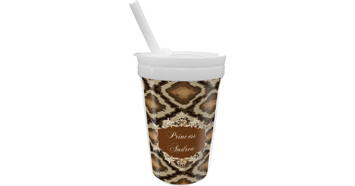 Custom Snake Skin Sippy Cup with Straw (Personalized) | YouCustomizeIt