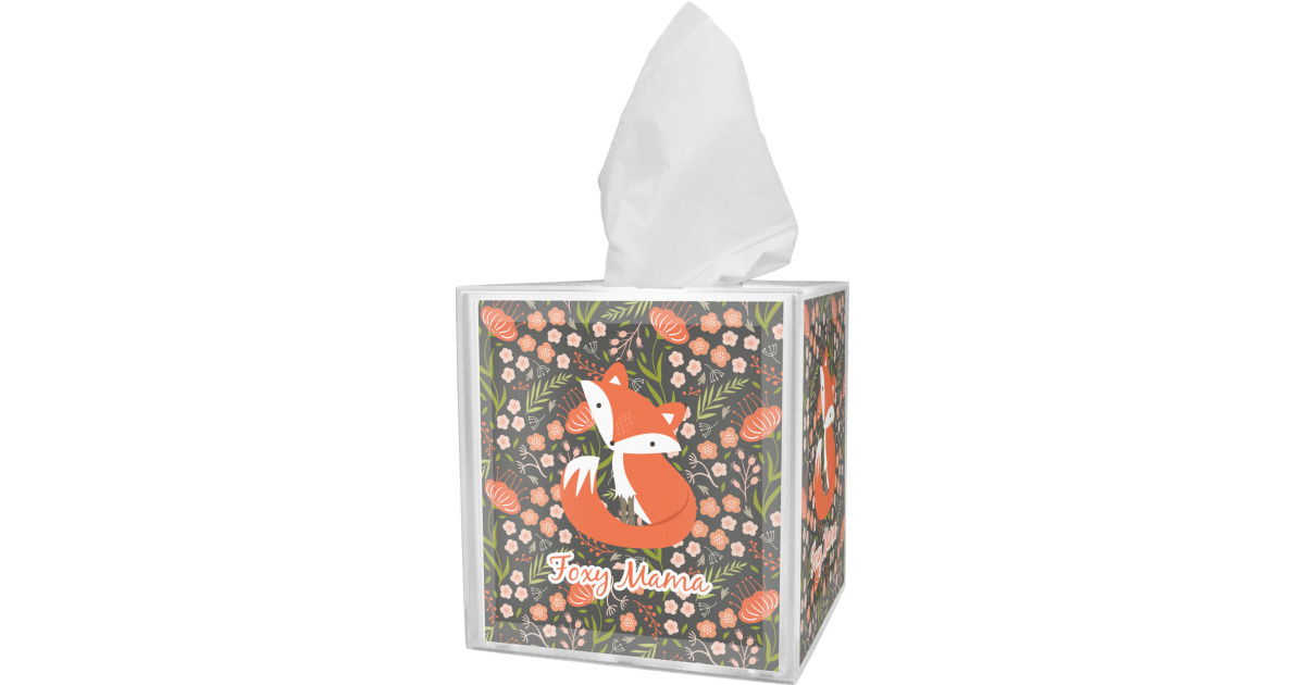 Custom Foxy Mama Tissue Box Cover | YouCustomizeIt