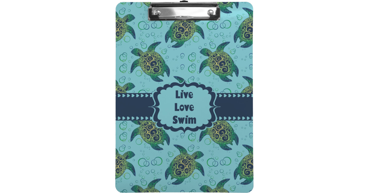 Custom Sea Turtles Clipboard (Personalized) | YouCustomizeIt