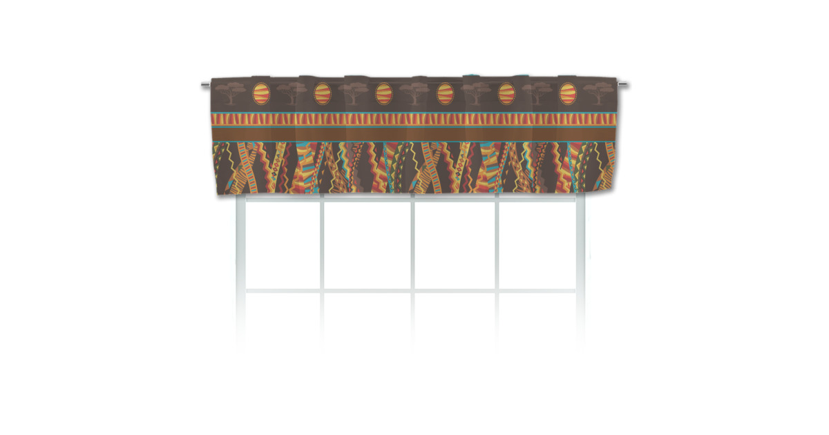 Custom African Lions & Elephants Valance | YouCustomizeIt