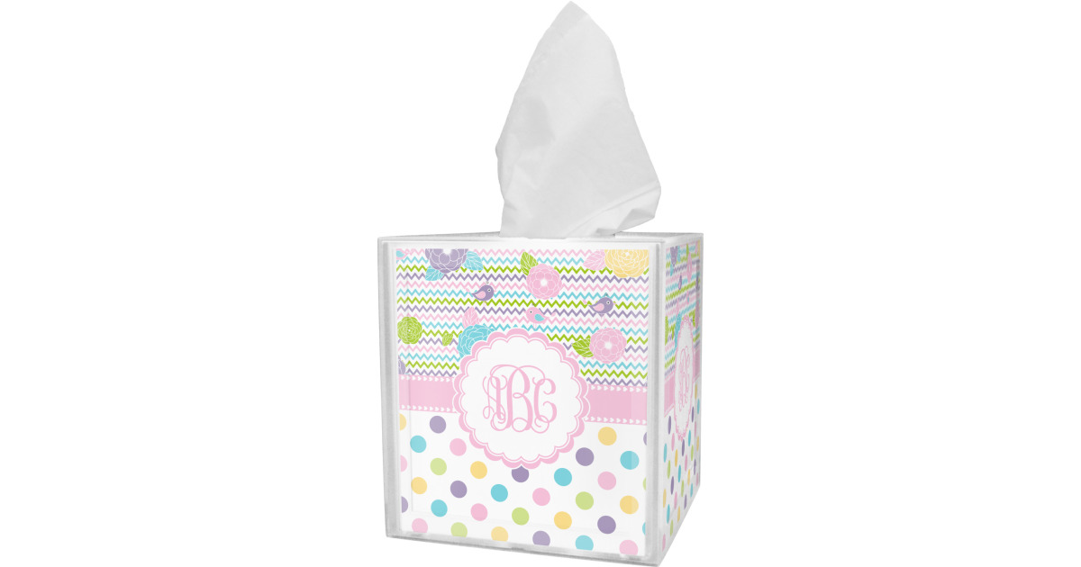 Custom Girly Girl Tissue Box Cover (Personalized) | YouCustomizeIt