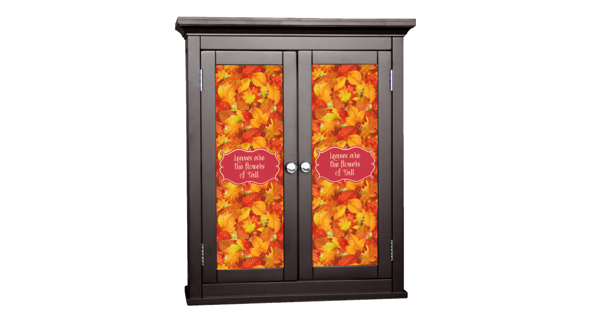 Custom Fall Leaves Cabinet Decal - Custom Size | YouCustomizeIt