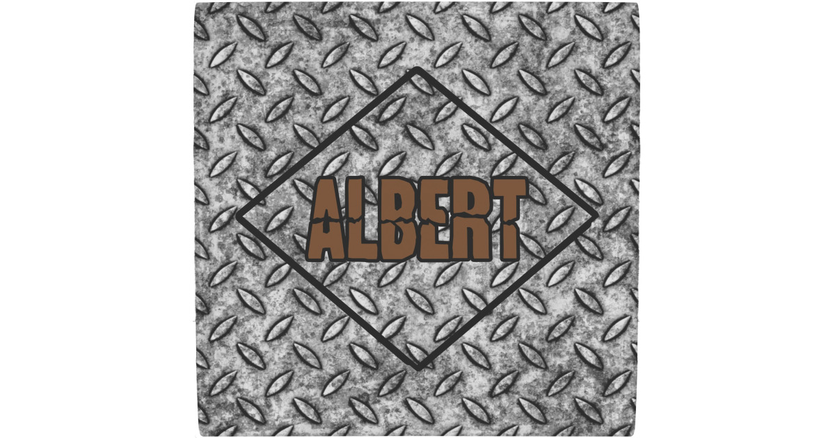 Custom Diamond Plate Ceramic Tile Hot Pad (Personalized) | YouCustomizeIt