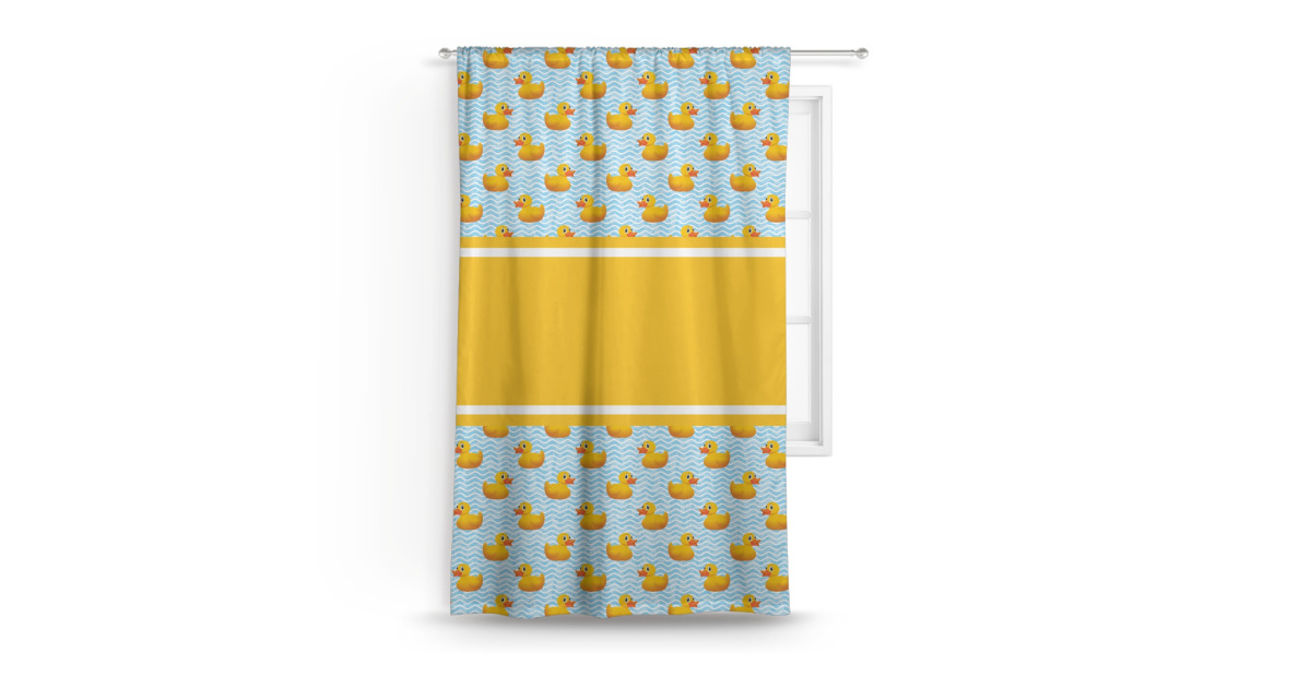 Custom Rubber Duckie Curtain | YouCustomizeIt