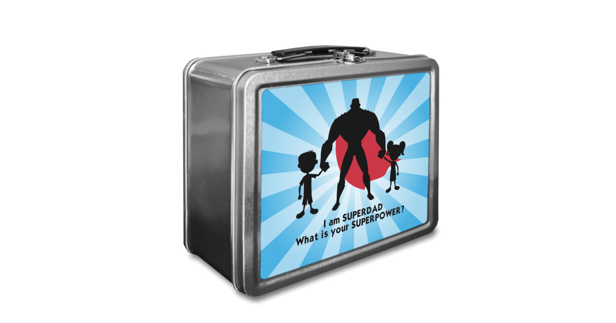 Custom Super Dad Lunch Box | YouCustomizeIt