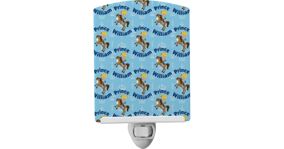 Custom Custom Prince Ceramic Night Light (Personalized) | YouCustomizeIt