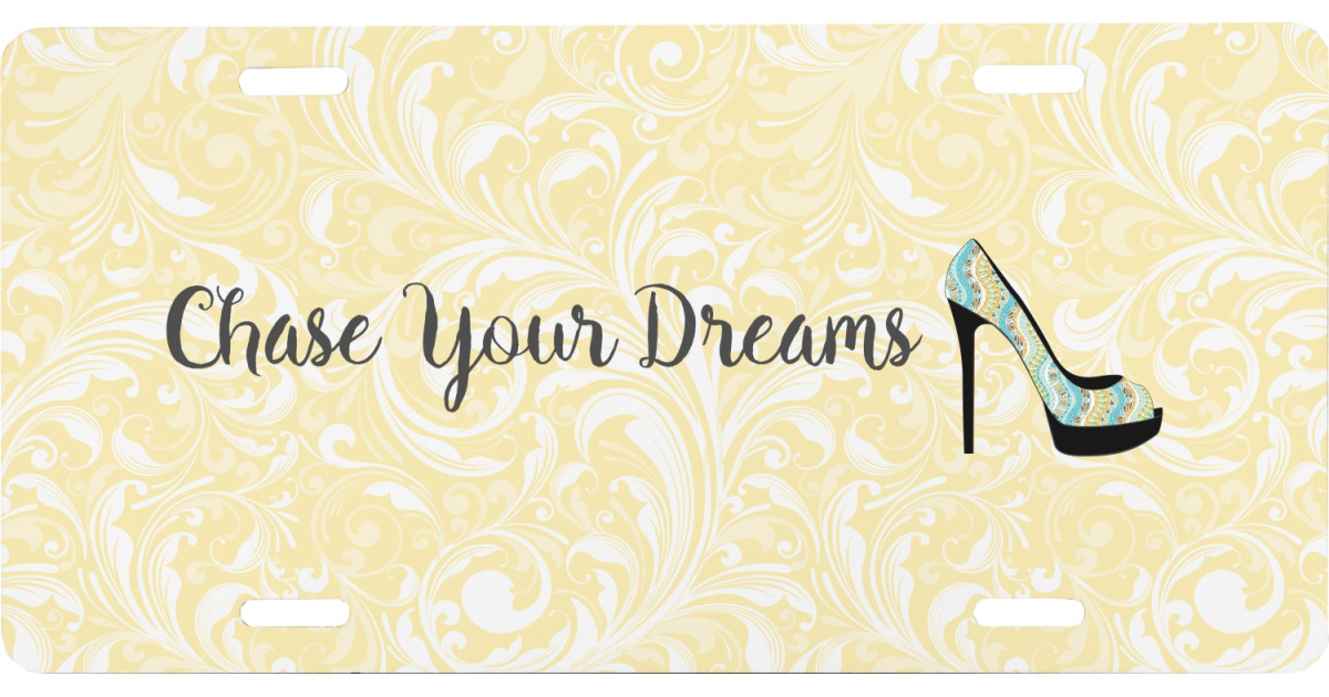 Custom High Heels Front License Plate | YouCustomizeIt