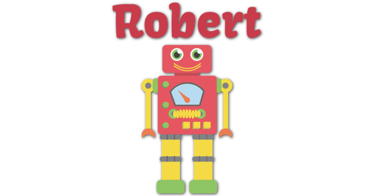 Custom Robot Graphic Decal - Custom Sizes (Personalized) | YouCustomizeIt
