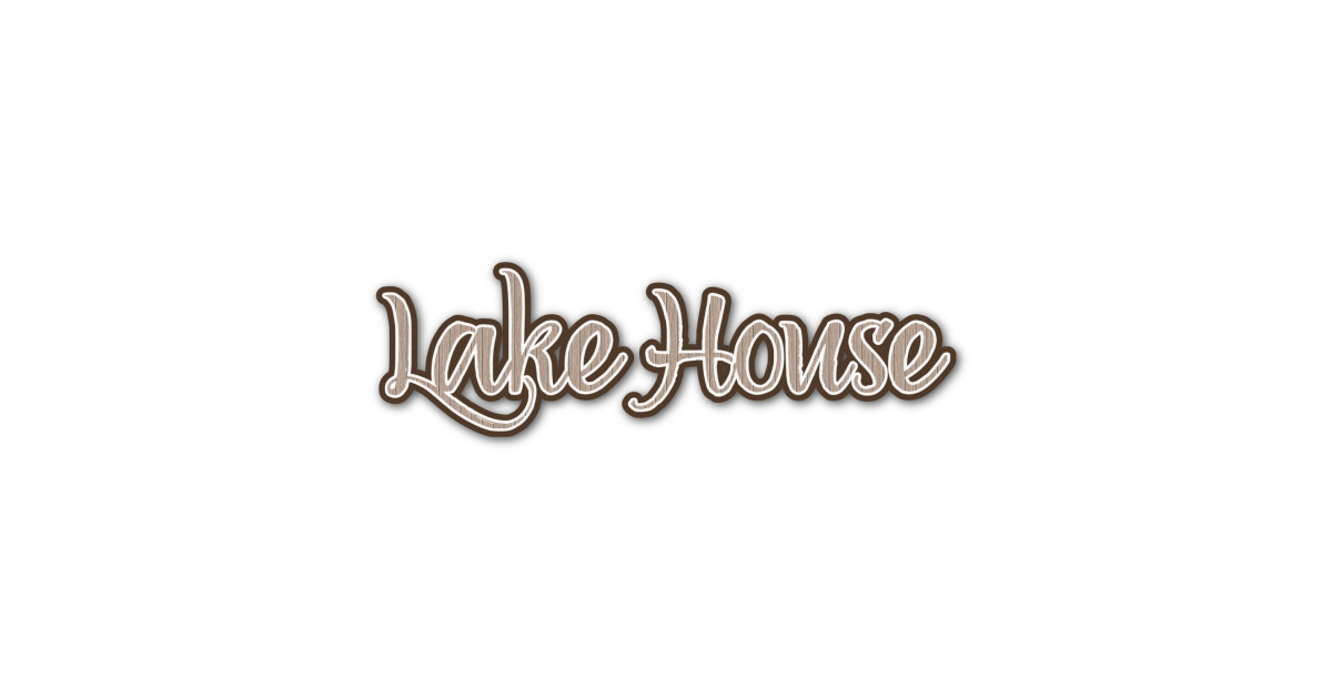 Custom Lake House Name/Text Decal - Custom Sizes (Personalized ...