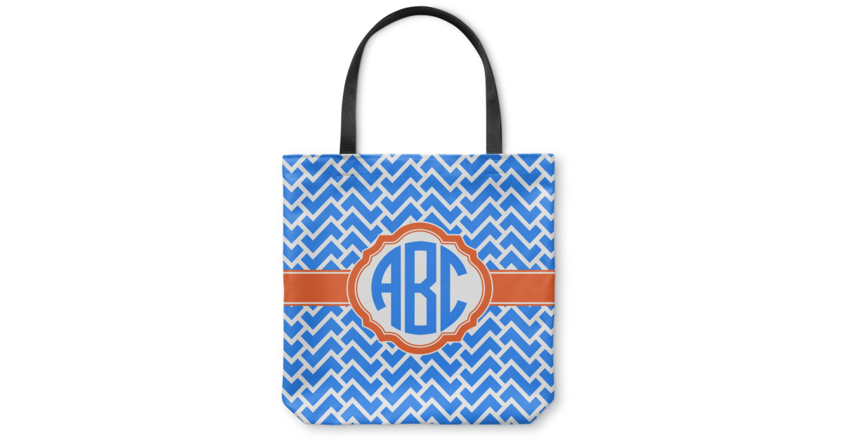 Custom Zigzag Canvas Tote Bag (Personalized) | YouCustomizeIt