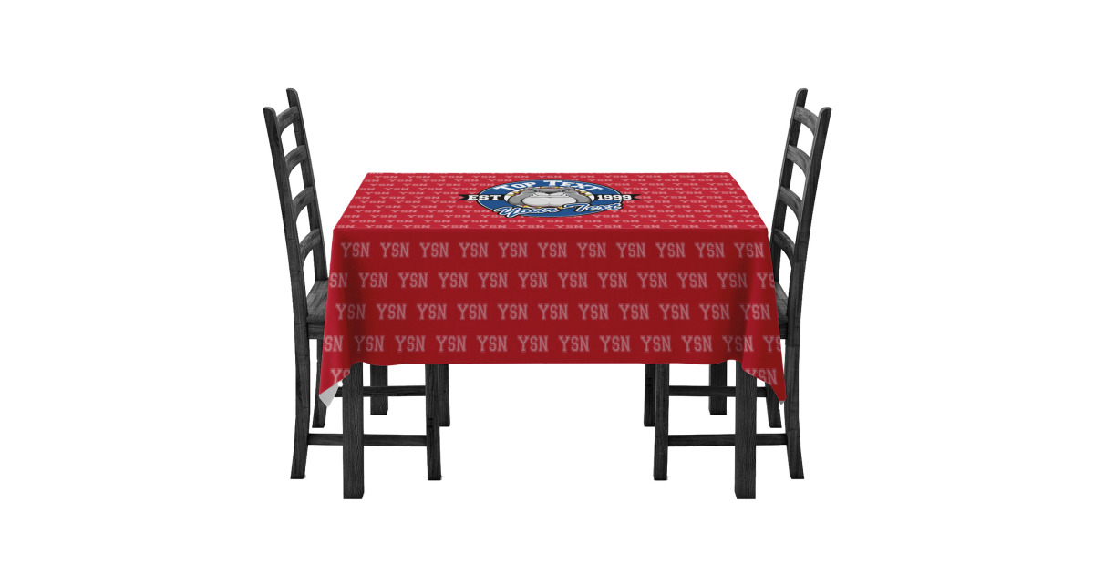 Custom School Mascot Tablecloth (Personalized) | YouCustomizeIt