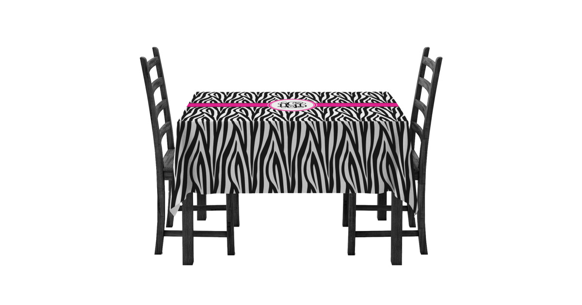 Custom Zebra Print Round Table (Personalized) | YouCustomizeIt