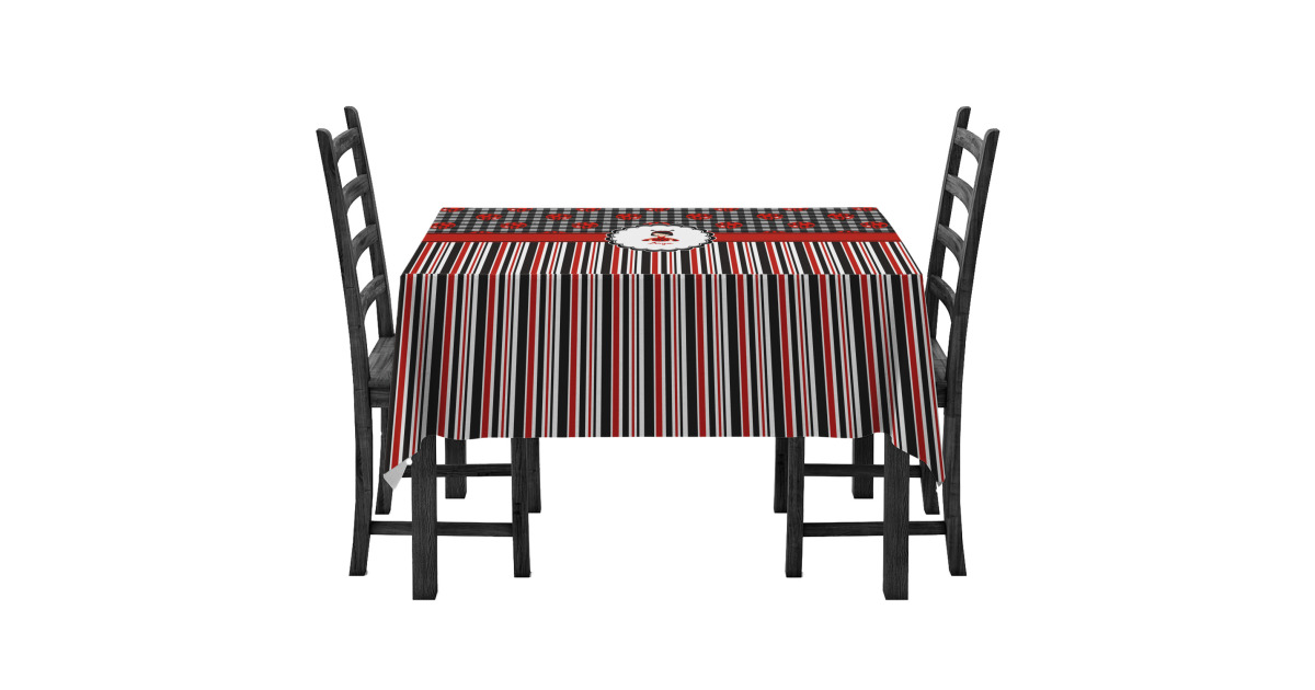 Custom Ladybugs & Stripes Round Table (Personalized) | YouCustomizeIt