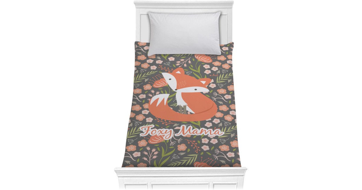 Custom Foxy Mama Comforter - Twin | YouCustomizeIt