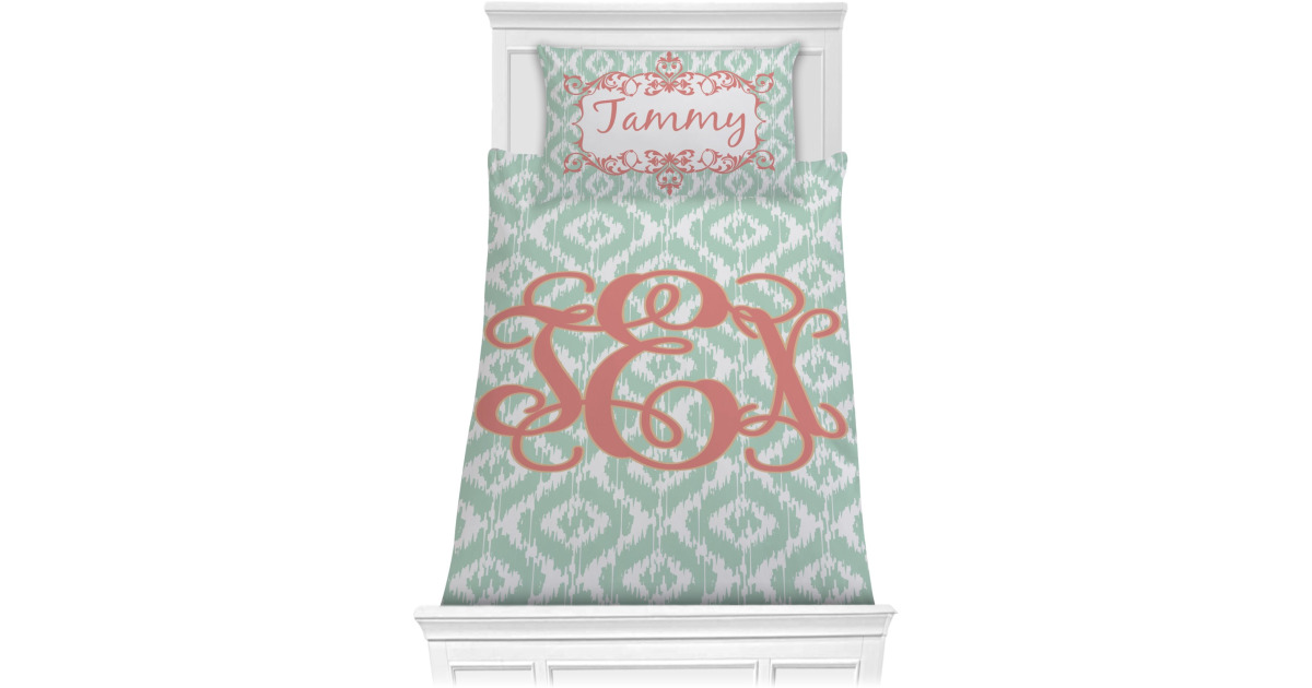 Custom Monogram Comforter Set - Twin | YouCustomizeIt