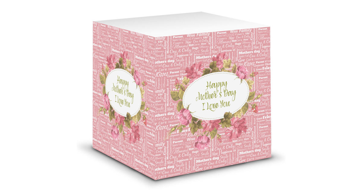 Custom Mother's Day Sticky Note Cube | YouCustomizeIt