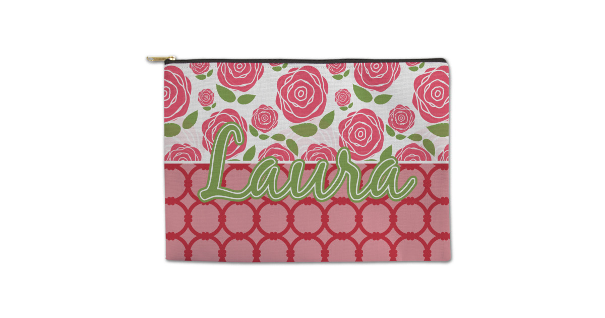 Custom Roses Zipper Pouch (Personalized) | YouCustomizeIt