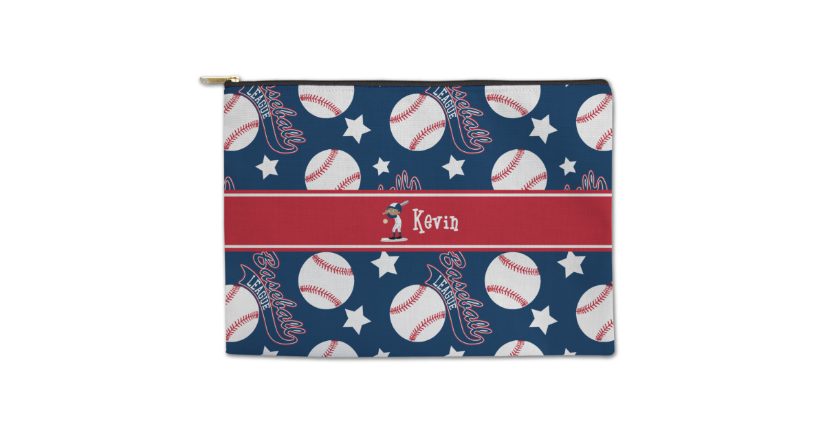 Custom Baseball Zipper Pouch (Personalized) | YouCustomizeIt