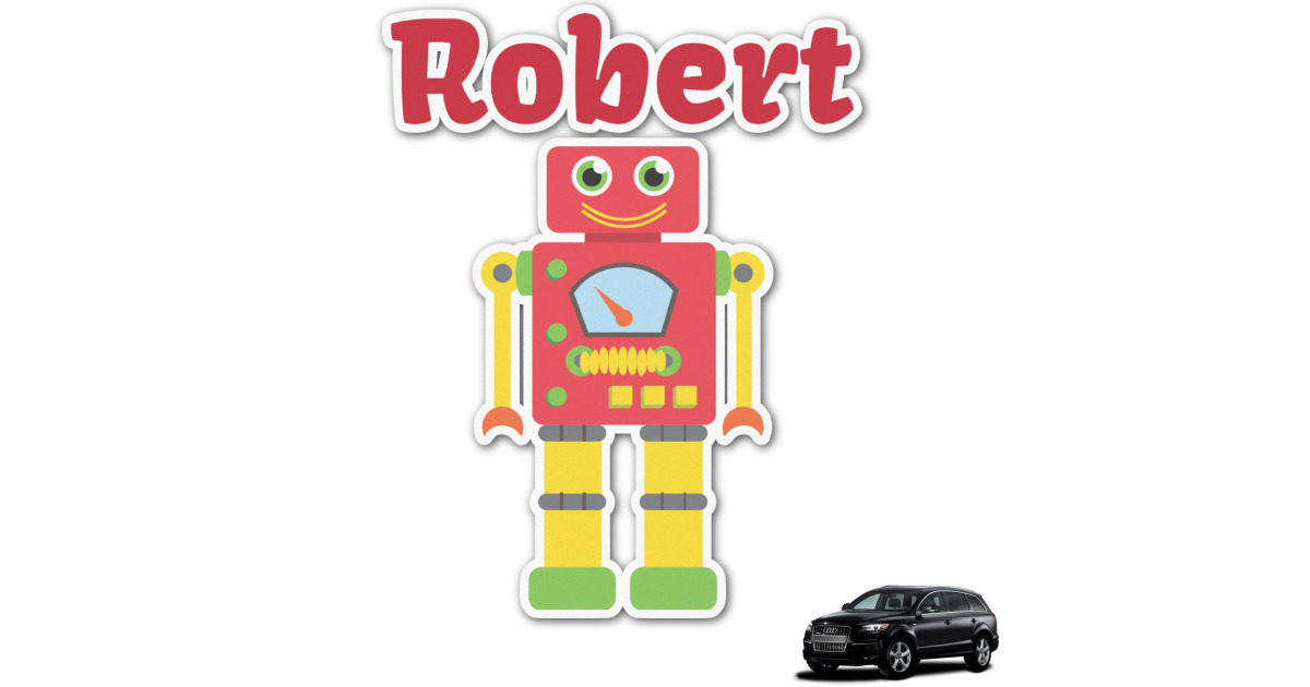 Custom Robot Graphic Car Decal (Personalized) | YouCustomizeIt