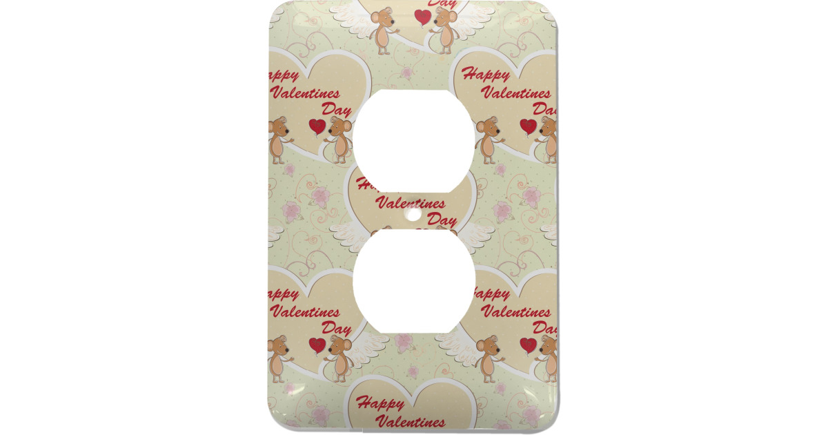 Custom Mouse Love Electric Outlet Plate | YouCustomizeIt