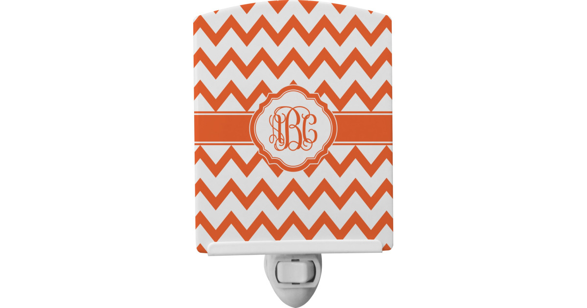 Custom Chevron Ceramic Night Light (Personalized) | YouCustomizeIt
