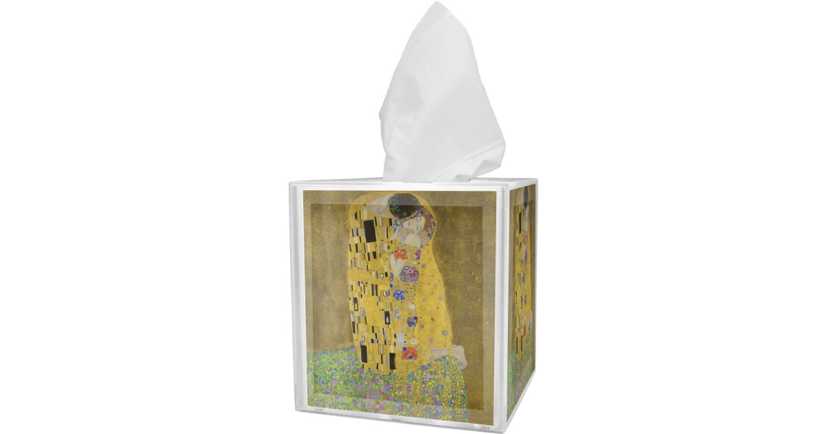 Custom The Kiss (Klimt) - Lovers Tissue Box Cover | YouCustomizeIt
