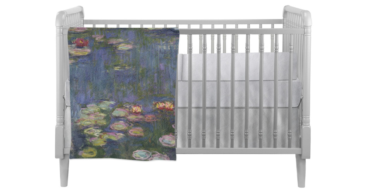 Custom Water Lilies by Claude Monet Crib Comforter / Quilt | YouCustomizeIt