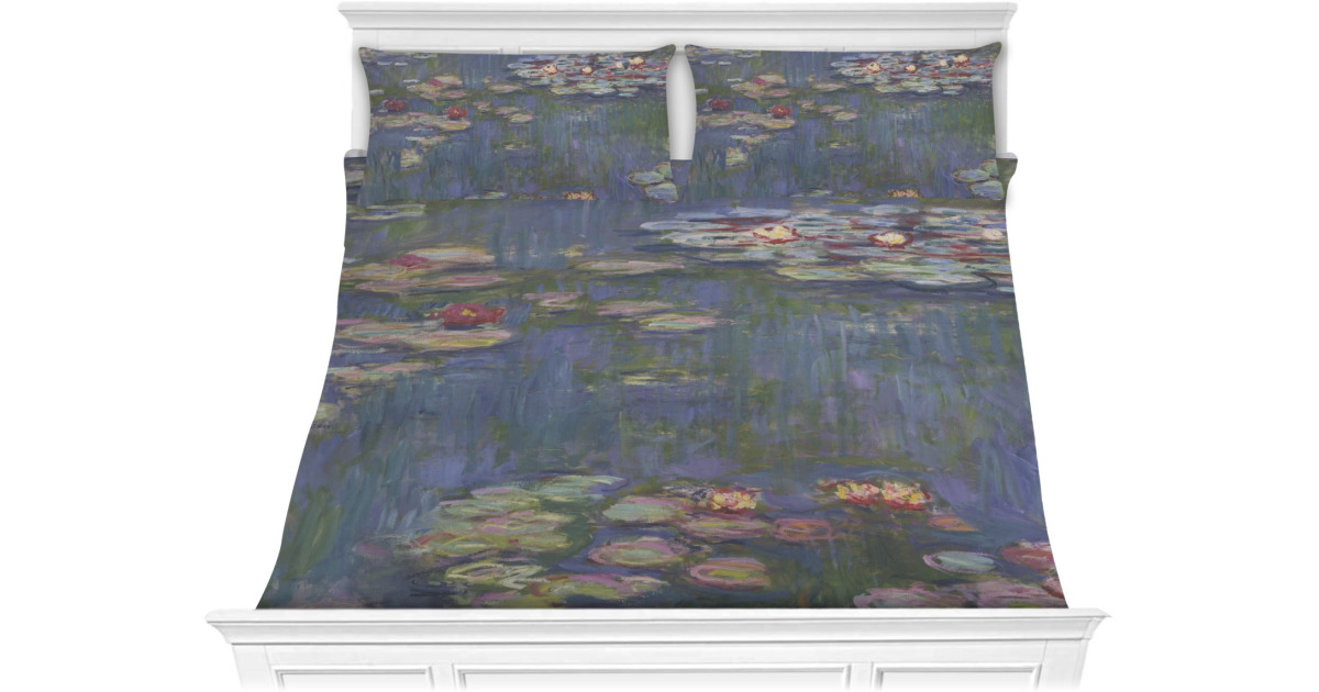 Custom Water Lilies by Claude Monet Comforter Set - King | YouCustomizeIt