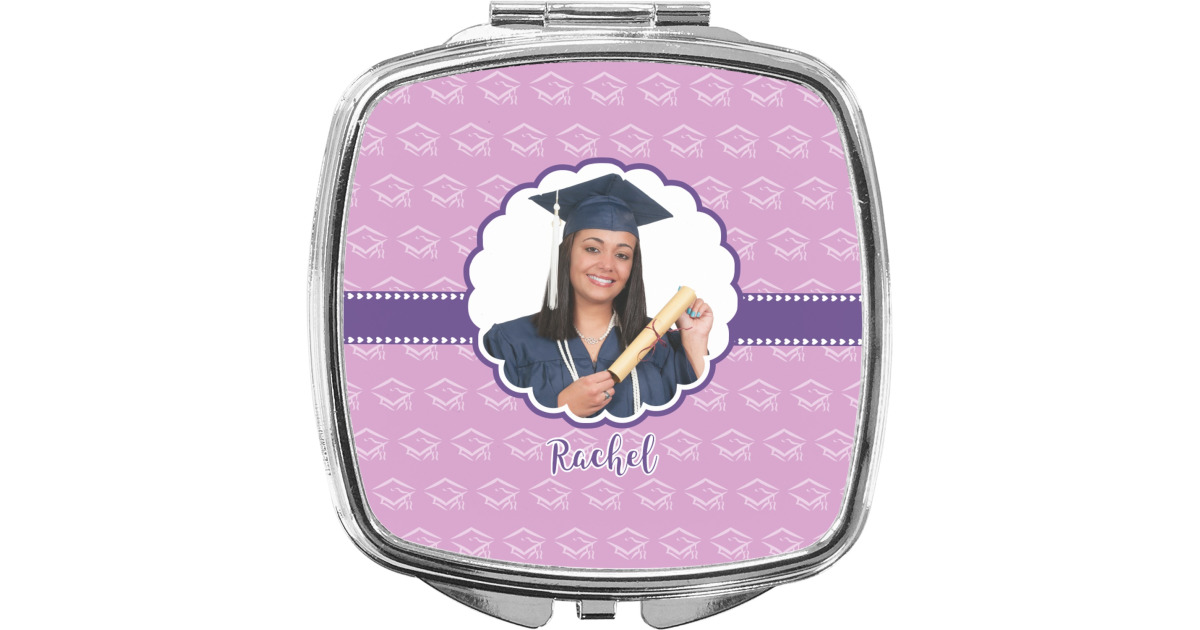 Custom Graduation Compact Makeup Mirror (Personalized) | YouCustomizeIt