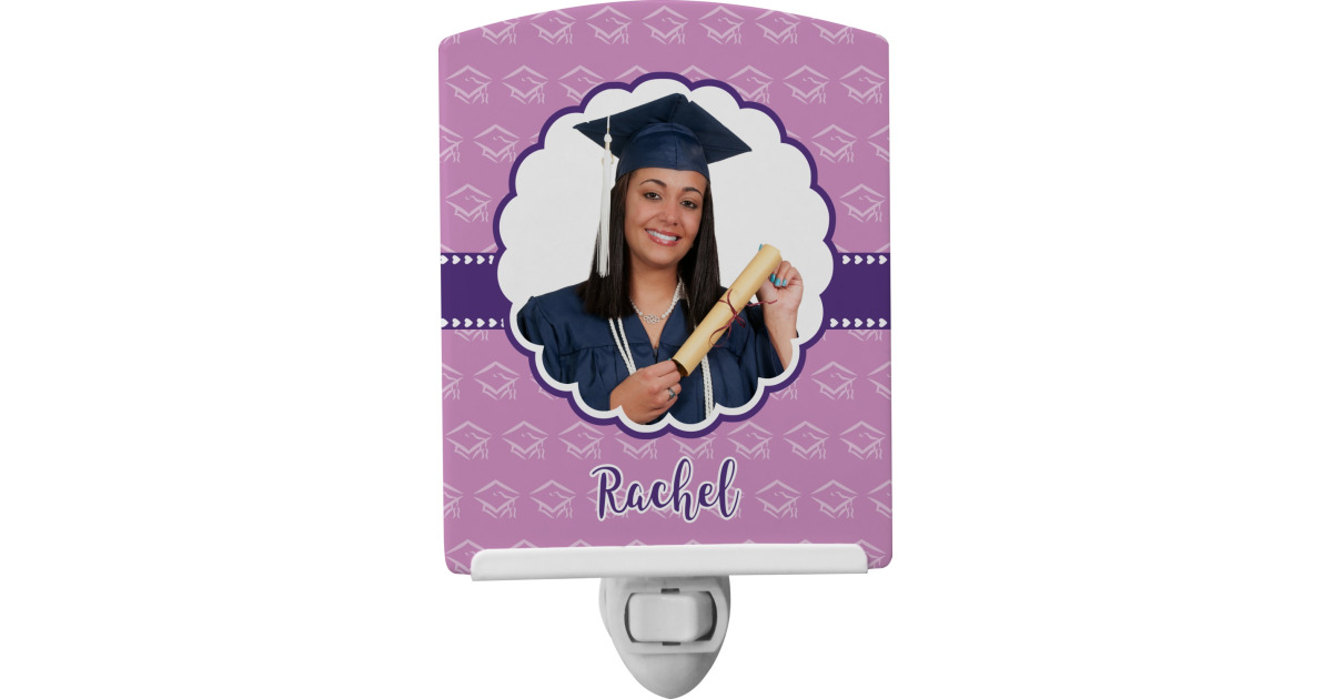 Custom Graduation Ceramic Night Light (Personalized) | YouCustomizeIt