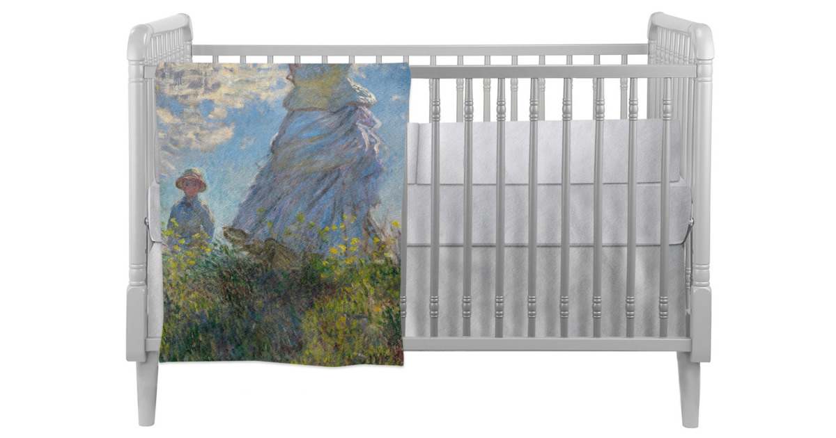 Custom Promenade Woman by Claude Monet Crib Comforter / Quilt ...